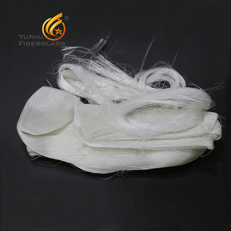 The most famous 2400tex Fiberglass waste roving cut for Gypsum Plaster ...